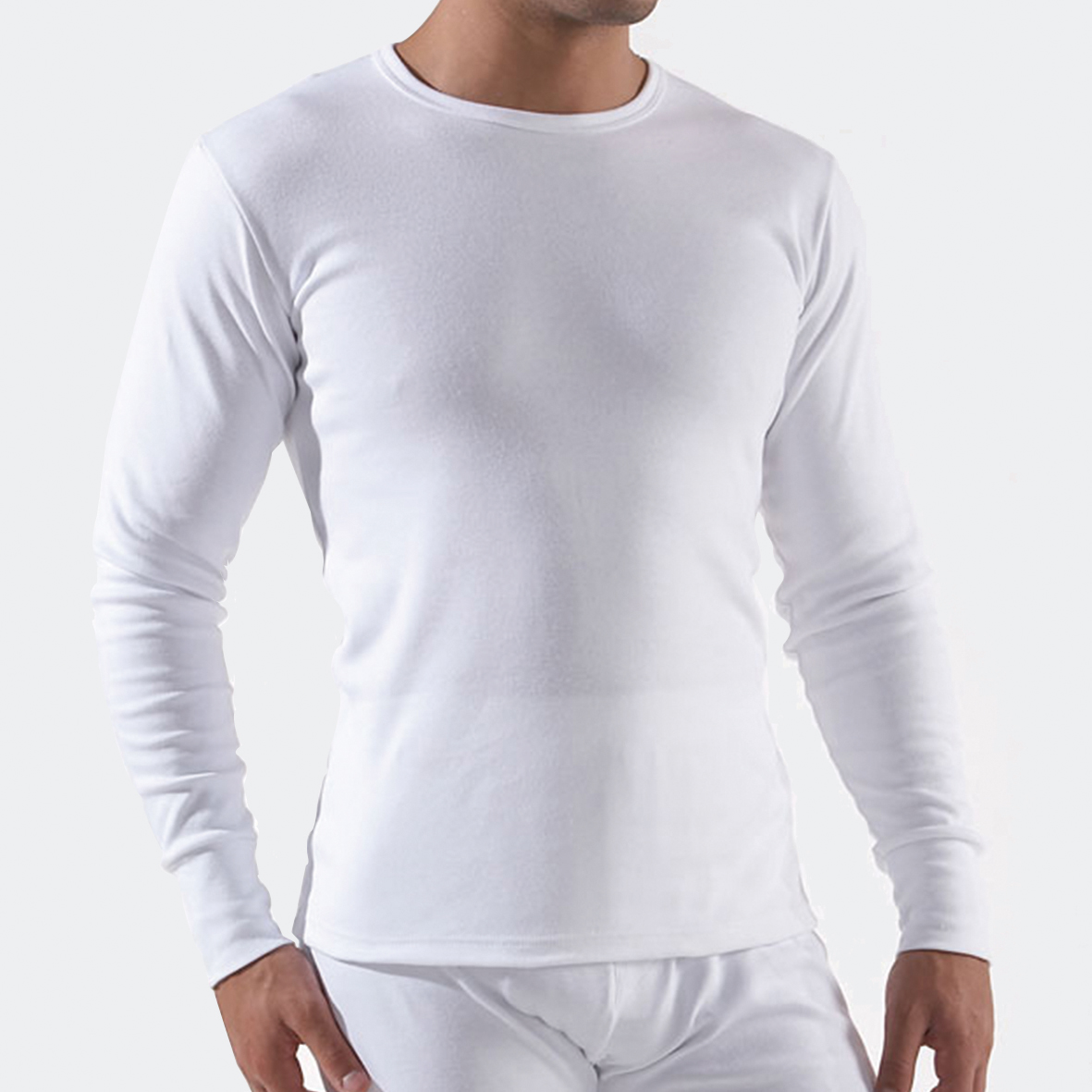 Maillot de corps Homme Manches Longues, Sous-Vêtements Chauds Homme ...